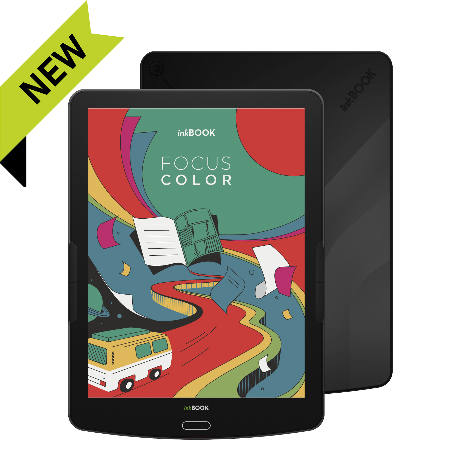 E-book Reader inkBOOK Focus Color 7,8"| See the color, feel the comfort ...